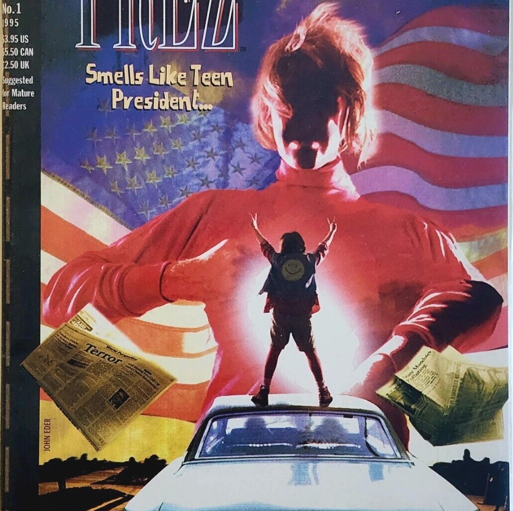 1995 Vertigo Comics Prez #1 Comic Book Vintage Smells Like Teen Spirit ...