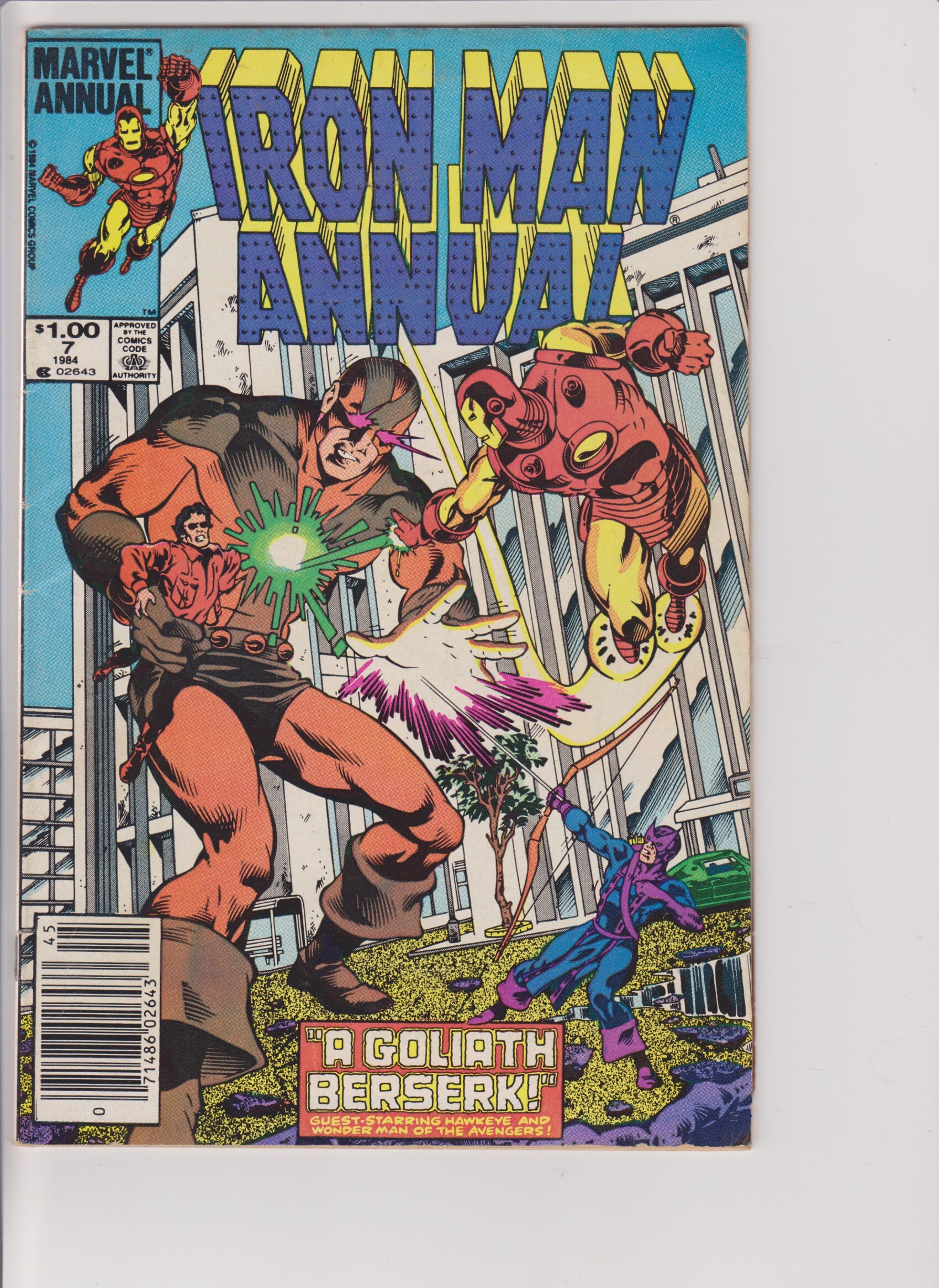 Iron Man Annual 7 1984 Comic Books Copper Age Marvel Iron Man