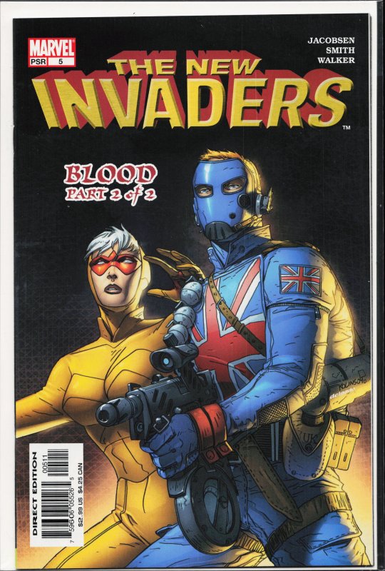 The New Invaders #5 (2005) Union Jack | Comic Books - Modern Age ...