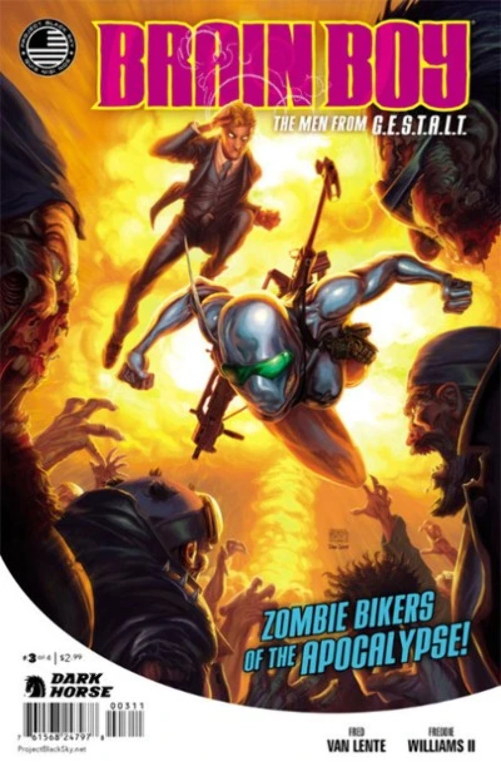 Brain BOY MEN From Gestalt #3 | Comic Books - Modern Age / HipComic