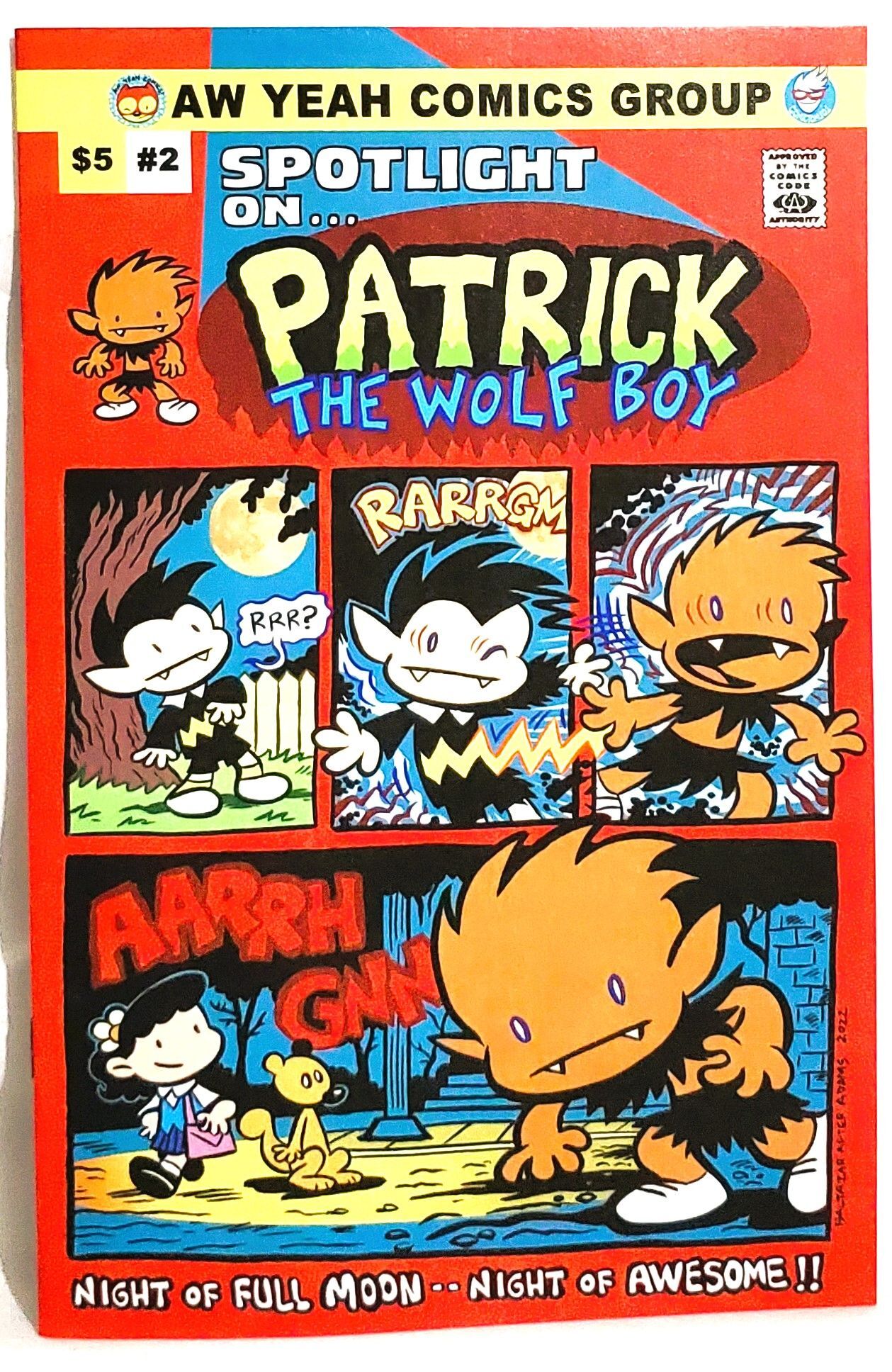 Patrick the Wolf Boy #2 ComicTom101 Art Baltazar Variant Cover (Aw Yeah ...