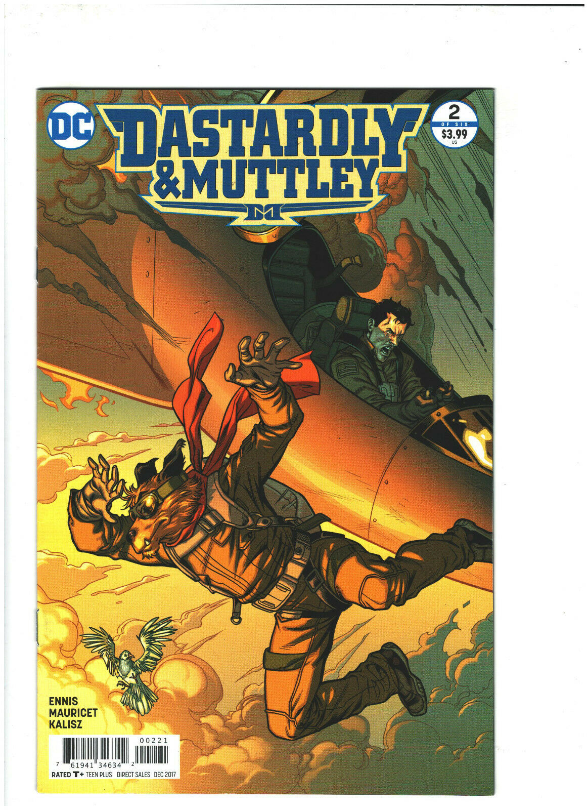 Dastardly & Muttley #1 VF+ 8.5 DC Comics 2017 Hanna-Barbera, Garth ...