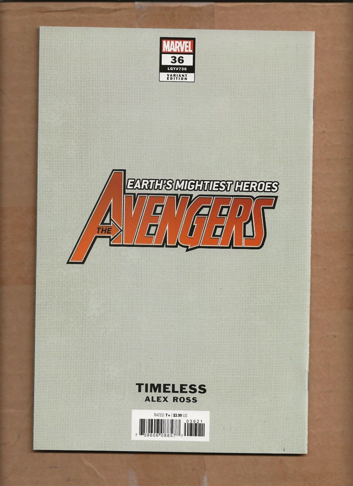 Avengers 36 Alex Ross Timeless Variant Marvel Ghost Rider | Comic Books ...