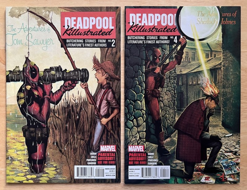 Deadpool Killustrated 2 + 4 Mini-Series (2013) B6 | Comic Books - Modern Age, Marvel, Deadpool ...