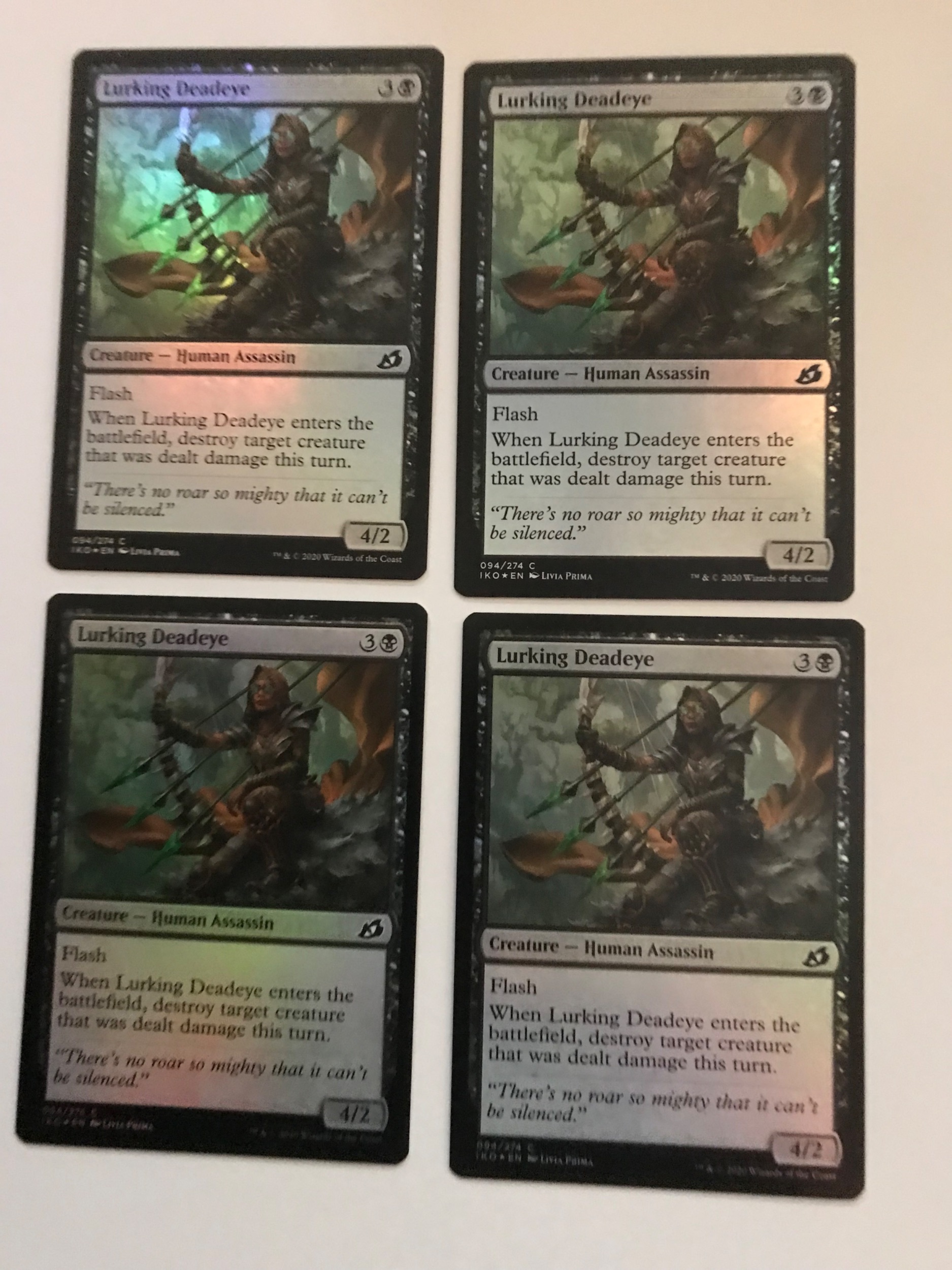 4 LURKING DEADEYE (foil) : Magic the Gathering MTG card; IKORIA, NM ...