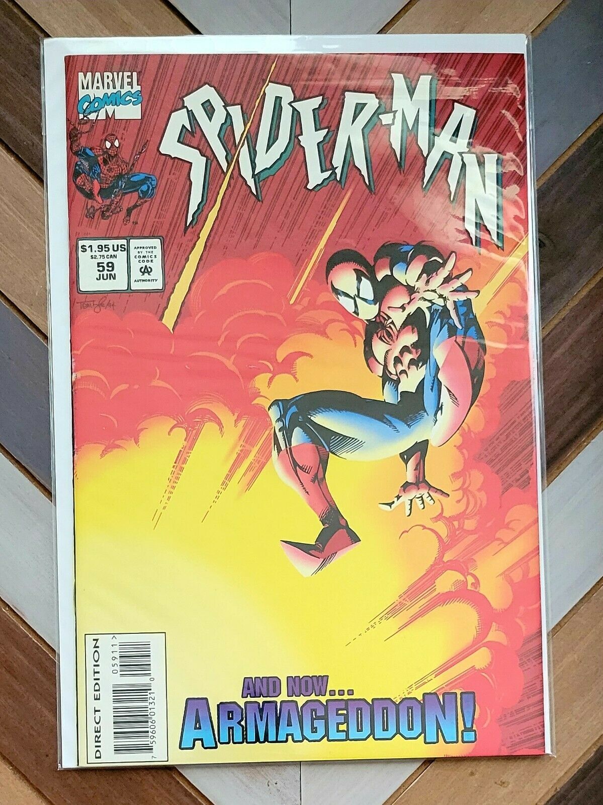 SPIDER-MAN #58 + 59 (Marvel 1995) "Mark of Kaine Pt 3" "Armageddon" NM ...