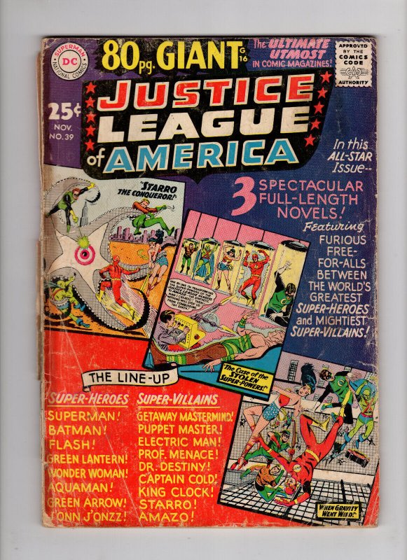 Justice League of America #39 Giant (1965, DC Comics) | Comic Books ...