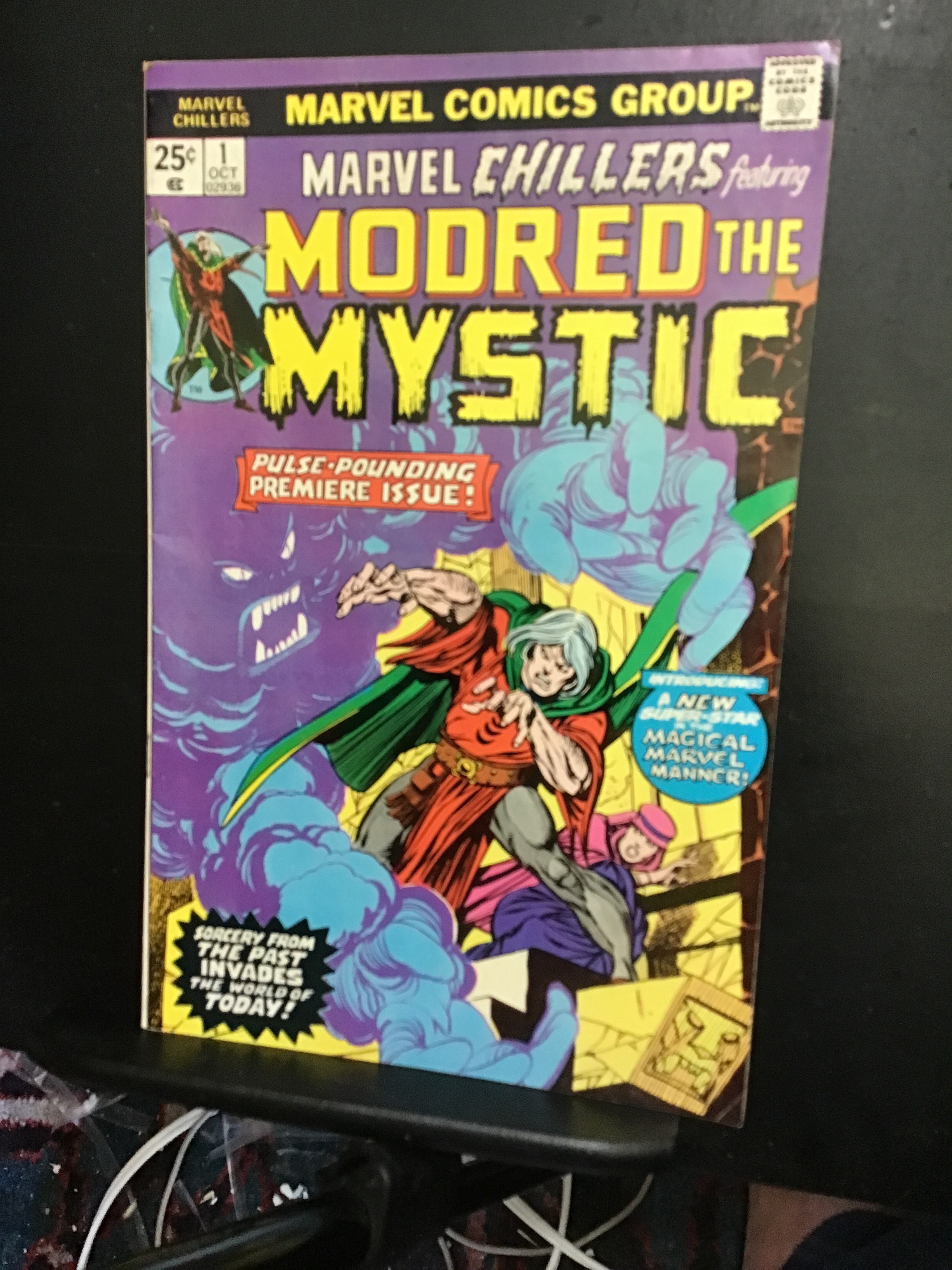Marvel Chillers #1 (1975) High-grade #1 1st Modred The Mystic! VF+ Boca ...