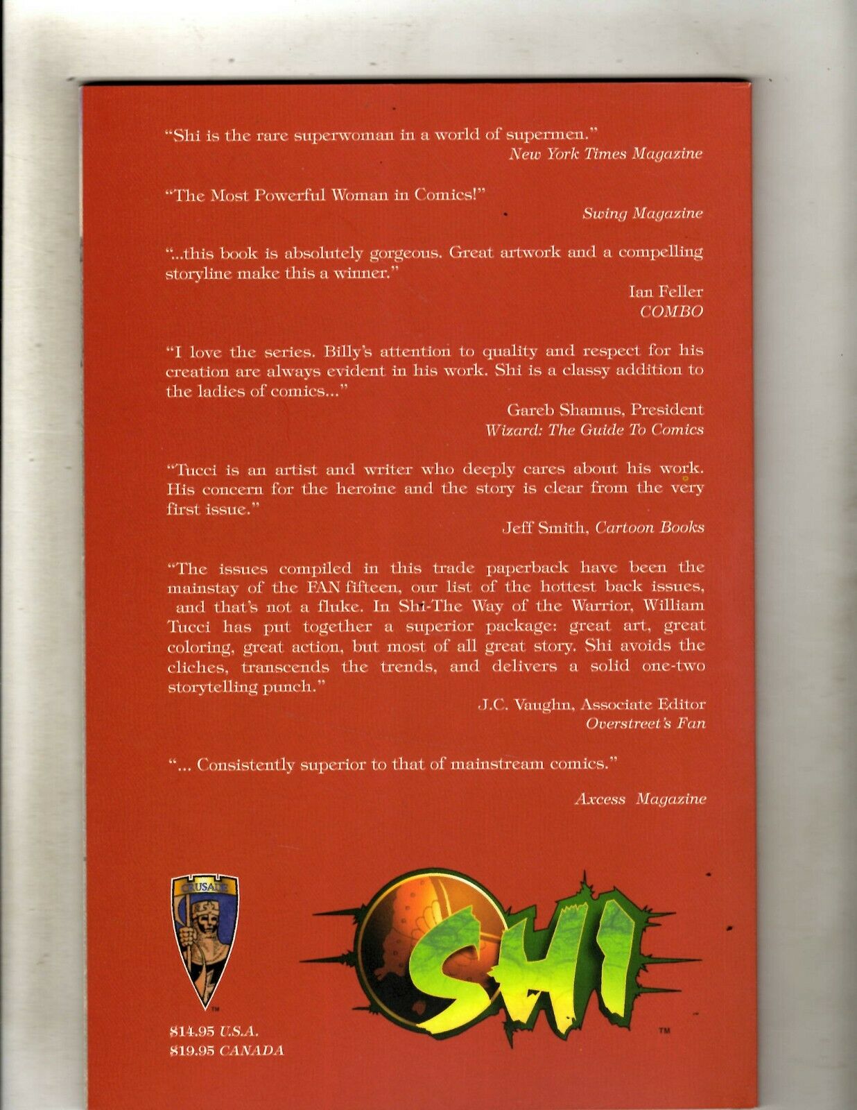 Shi: The Way of the Warrior Vol #1 Crusade TPB Graphic Novel Comic Book ...