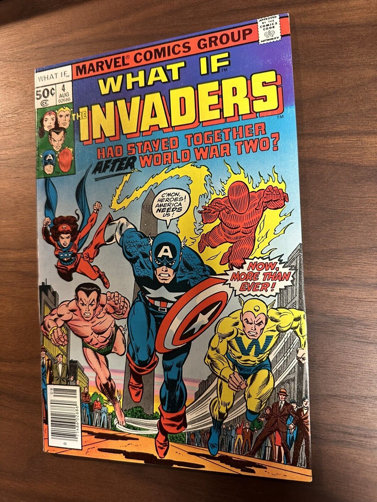 What If #4 VF+ The Invaders Had Stayed Together After World War Two ...