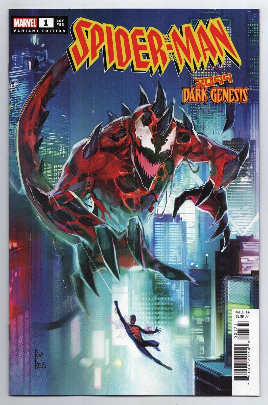 Spider-Man 2099 Dark Genesis #1 Rod Reis Connecting Variant (Marvel ...