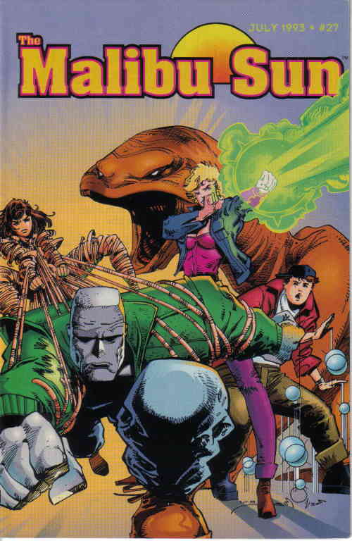 Malibu Sun #27 FN ; Malibu | Freex | Comic Books - Modern Age, Malibu ...