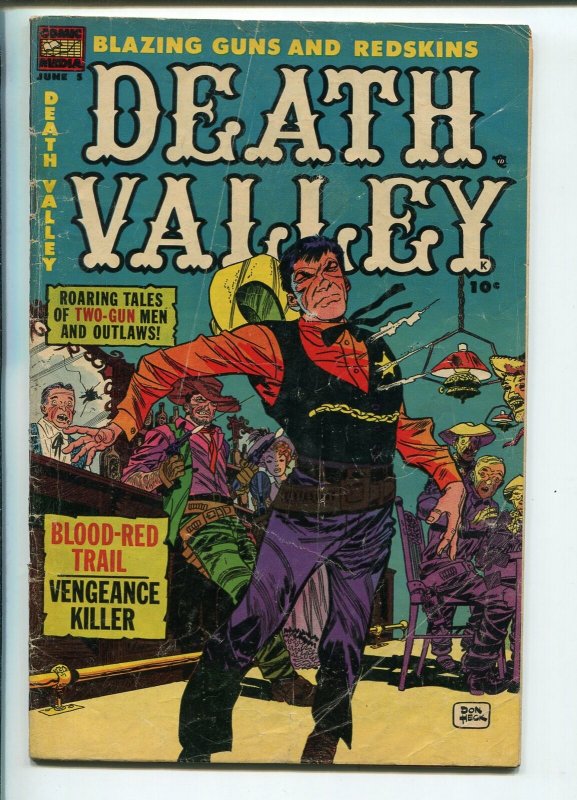 Death Valley #5 1954-Comic Media-Don Heck-Violent Pre-Code Cover ...