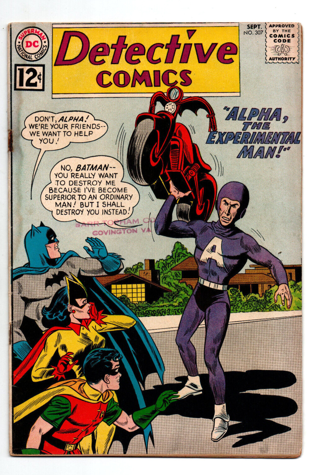 Detective Comics #307 - Sheldon Moldoff - Batman - Robin - Batwoman ...