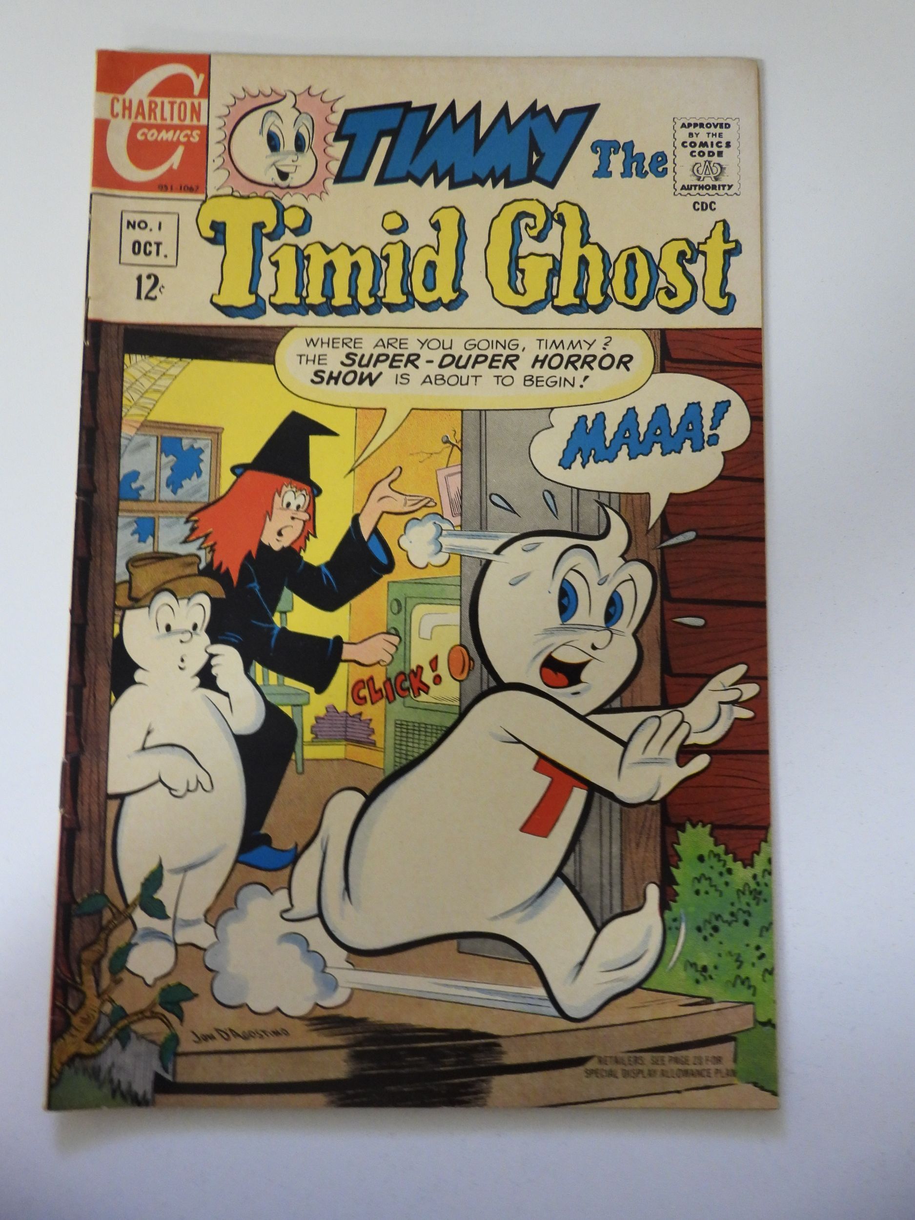 Timmy the Timid Ghost #1 (1967) | Comic Books - Silver Age, Charlton ...