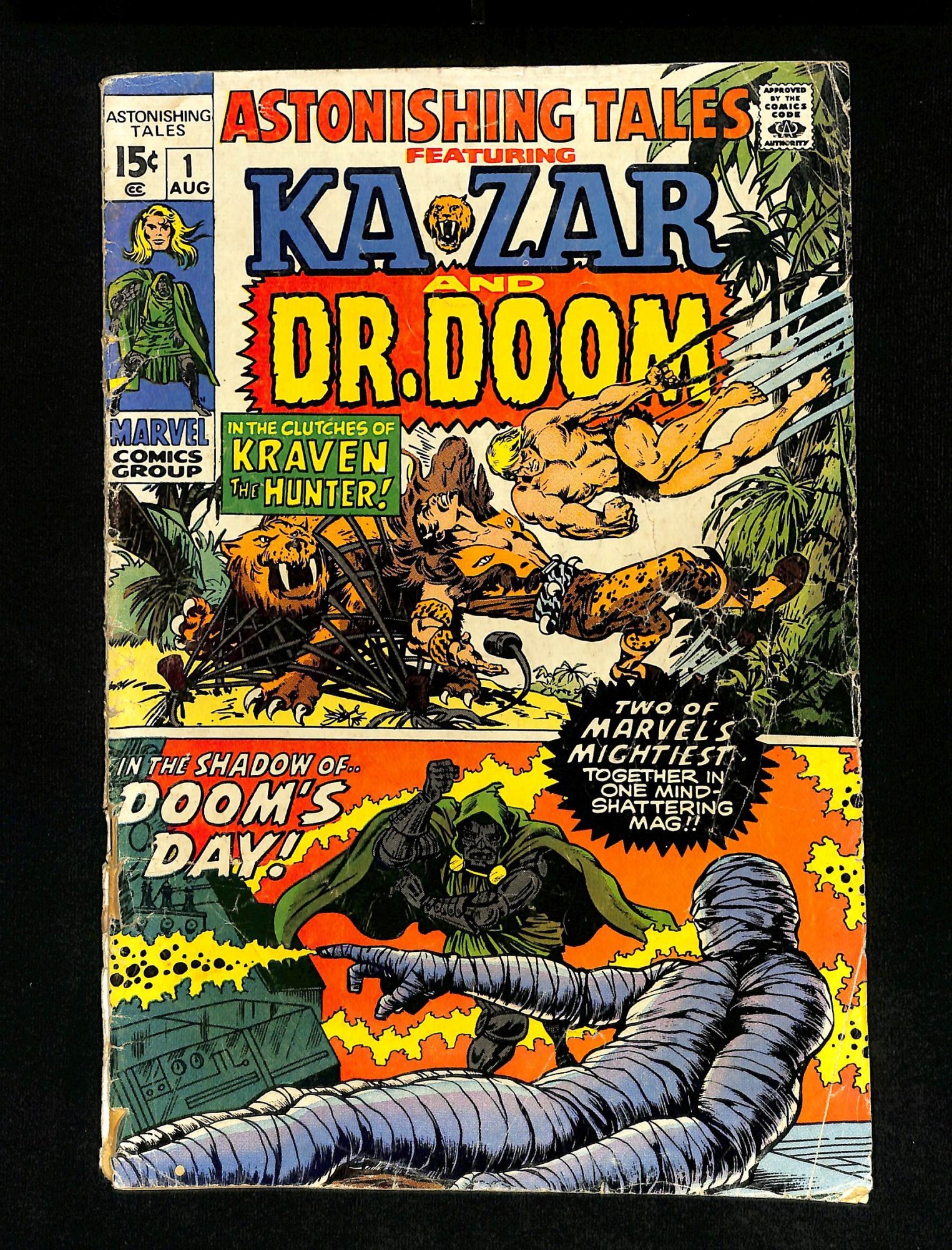 Astonishing Tales #1 Ka-Zar Doctor Doom Solo Plus Kraven! | Full Runs ...