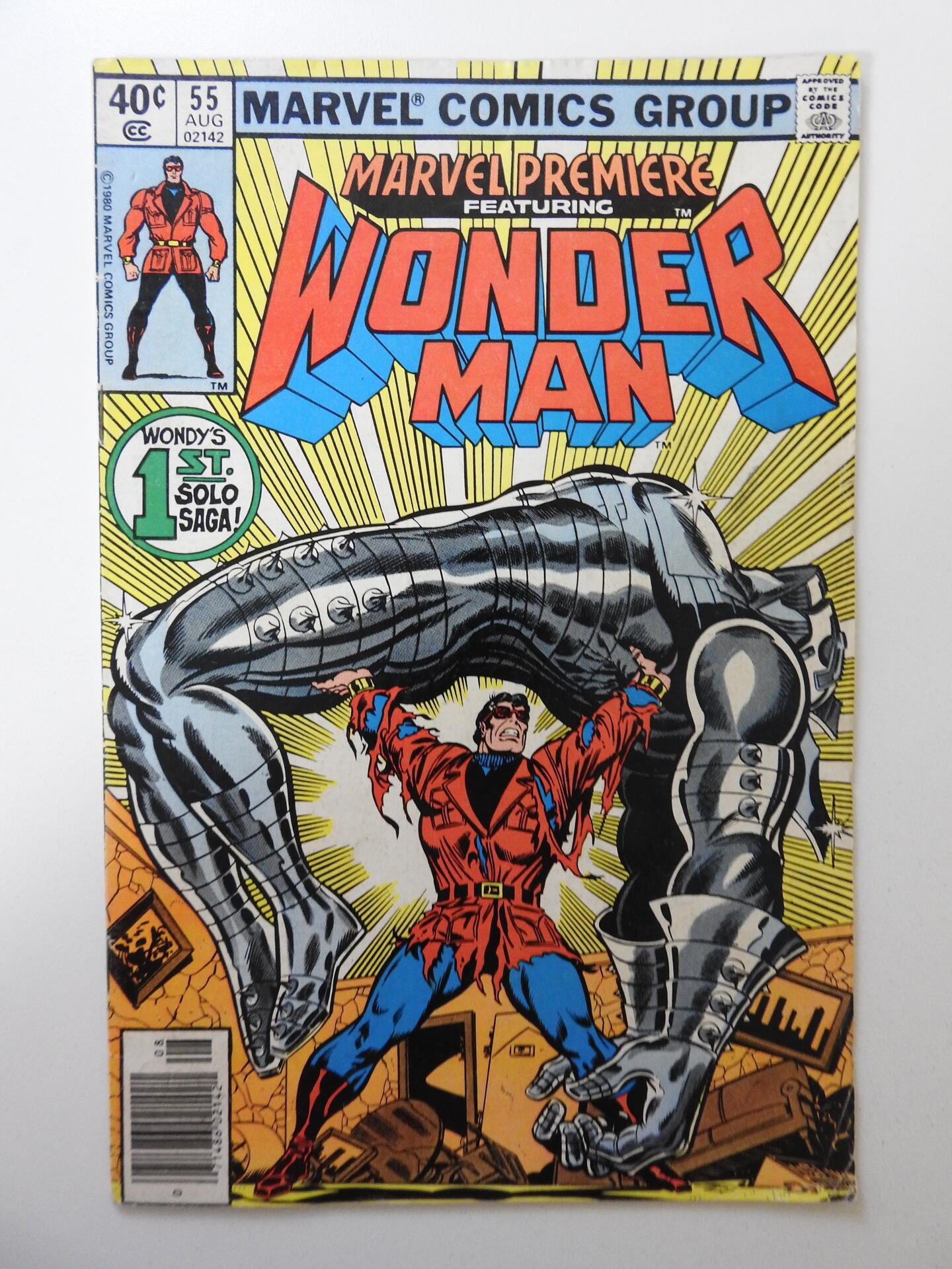 Marvel Premiere #55 (1980) VG Cond! 2 centerfold wraps detached bottom ...