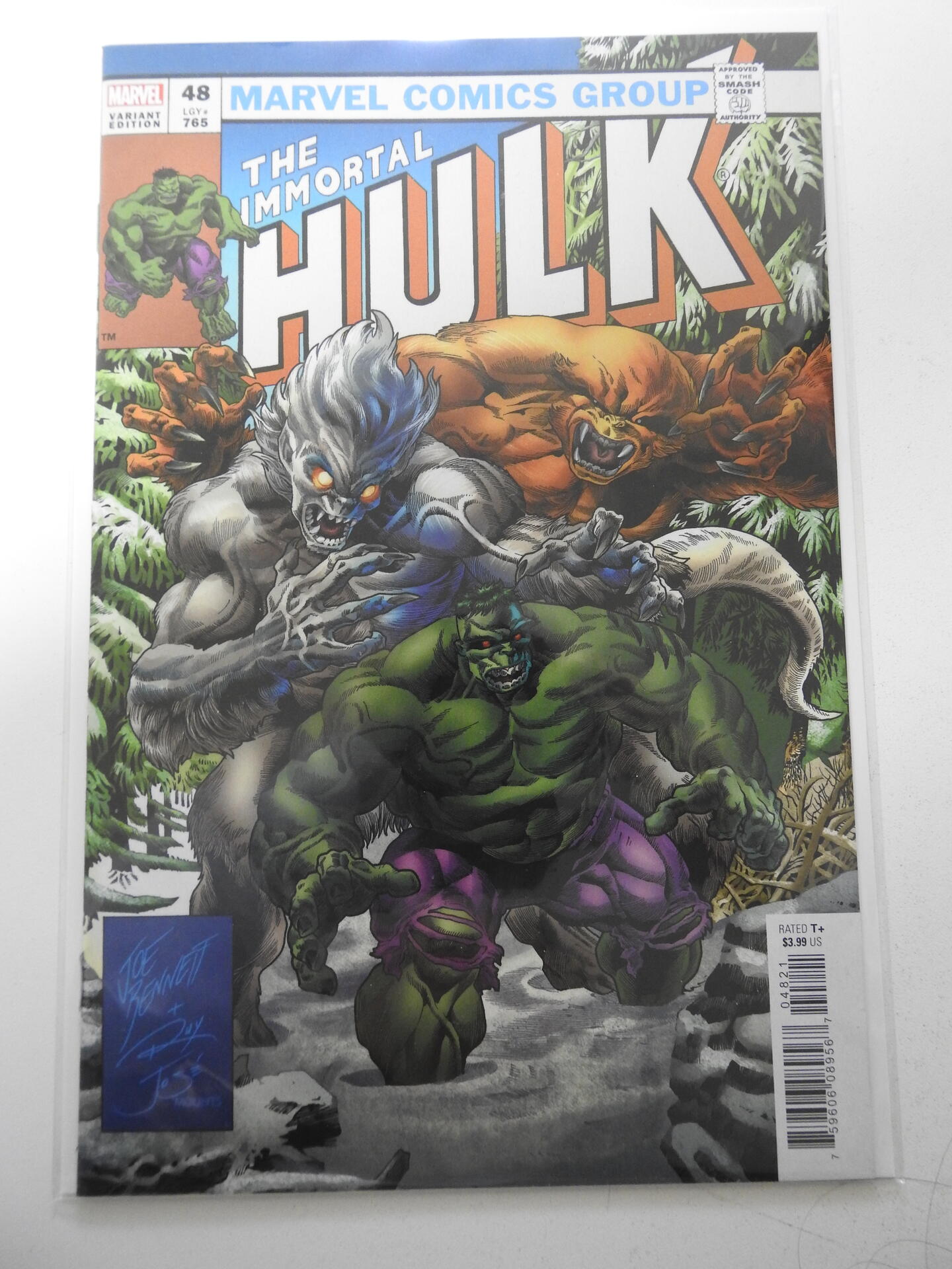 The Immortal Hulk #48 Joe Bennett & Ruy José Homage Cover (2021 ...