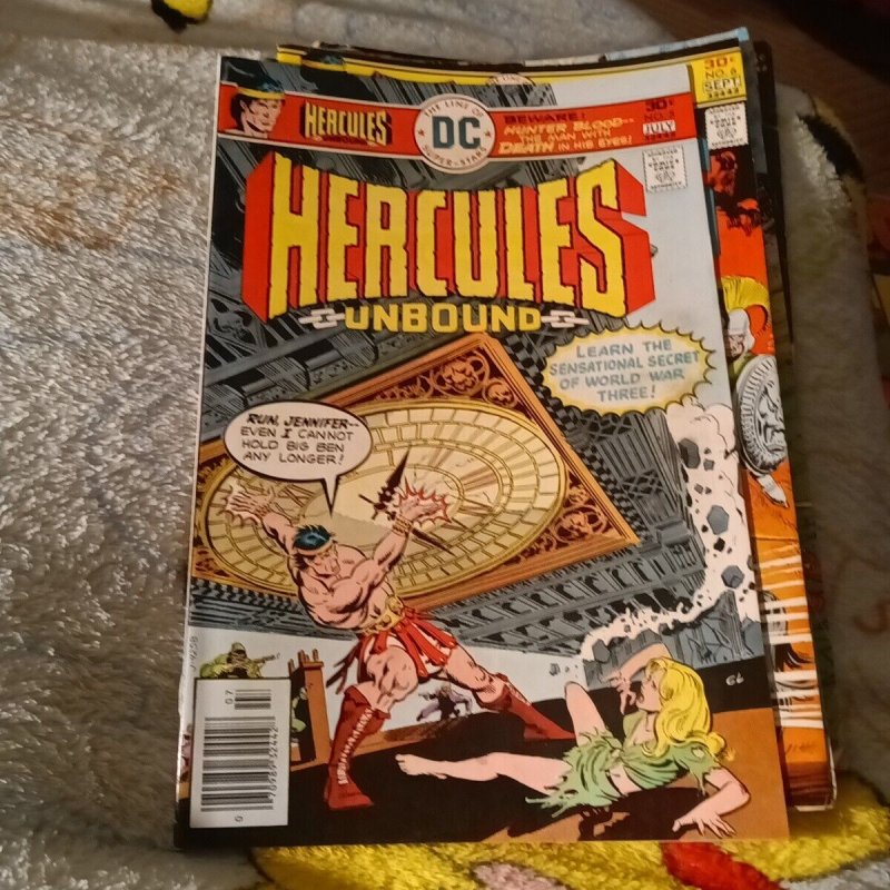 COMPLETE LOT HERCULES UNBOUND 1-12 DC COMIC run set series WALLY WOOD ...