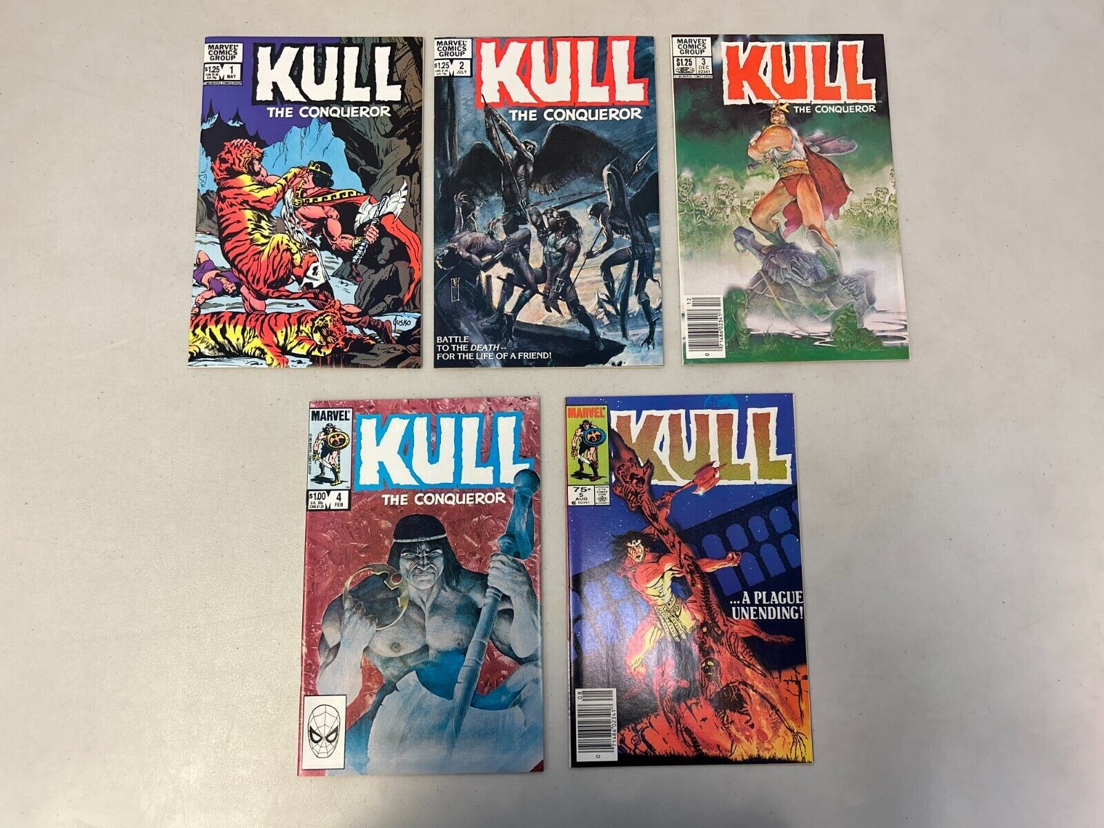 Kull The Conqueror (1982) #1-2 + Kull The Conqueror #1-10 (1983) Marvel ...
