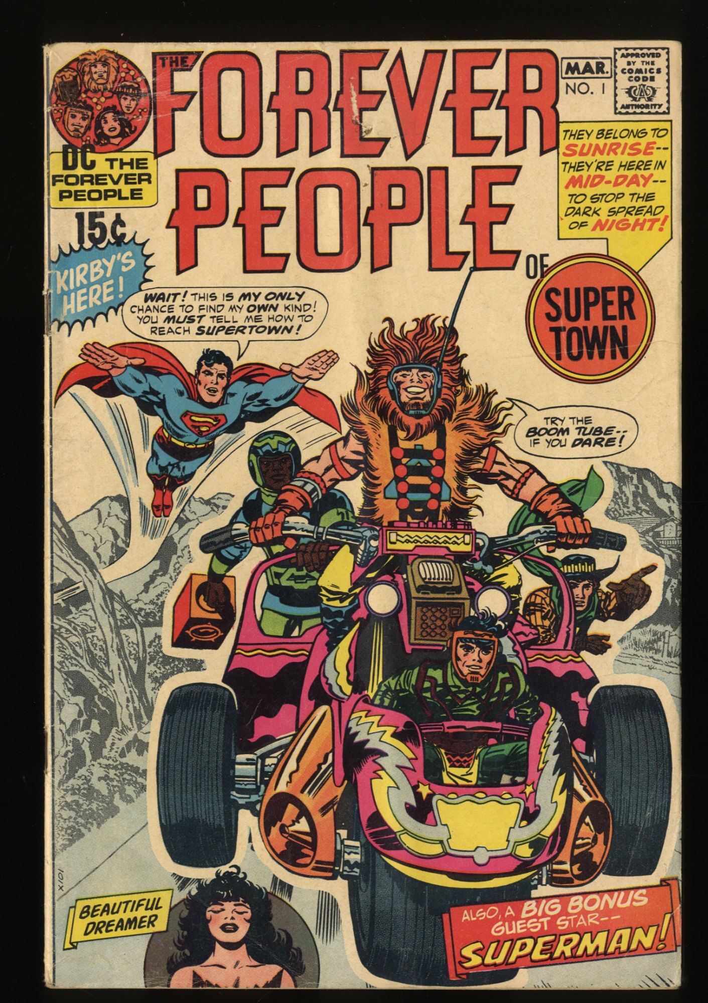 Forever People (1971) #1 VG- 3.5 1st Full Appearance Darkseid! Jack ...