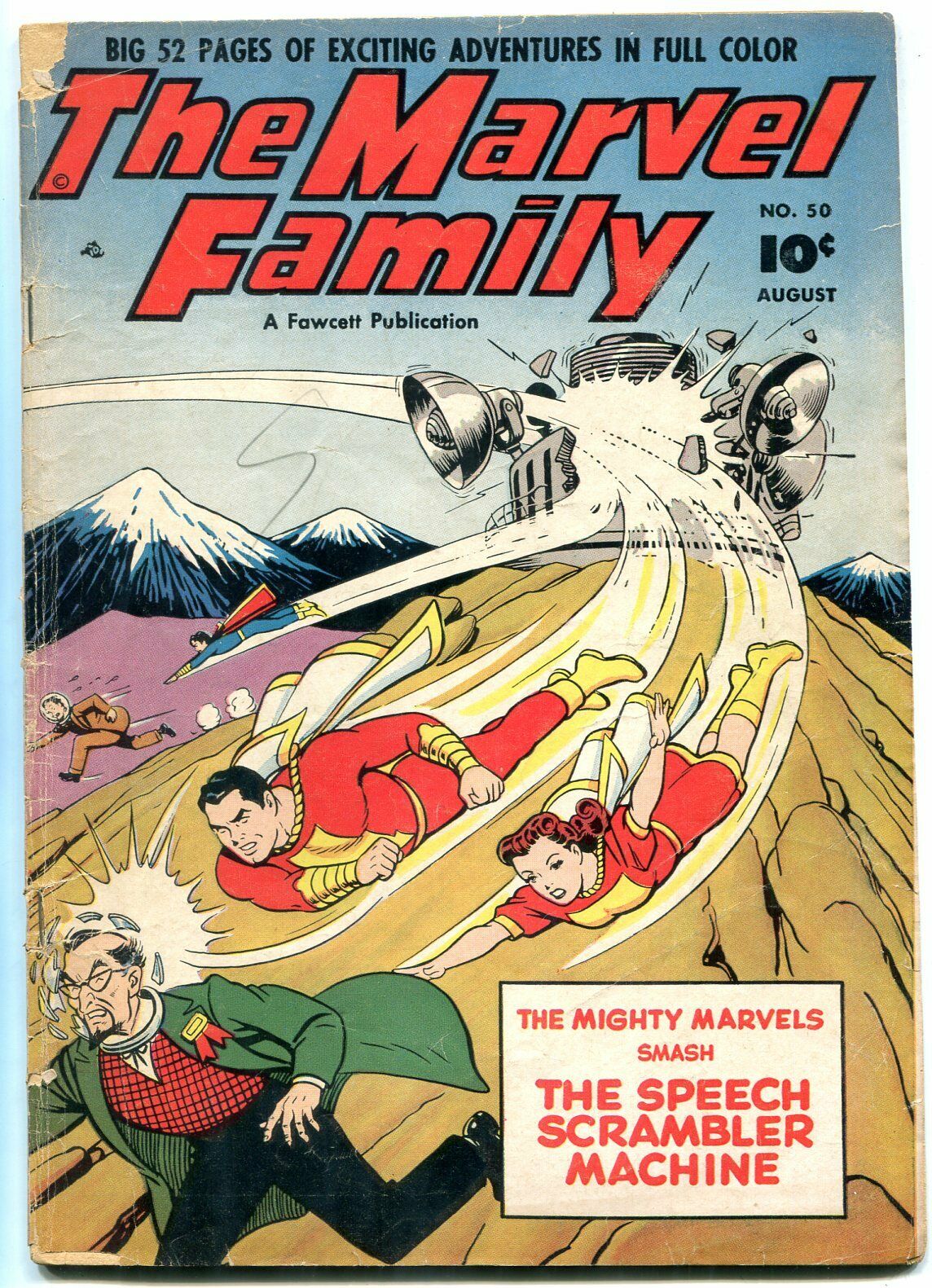 The Marvel Family #50 1950- Golden Age- Speech Scrambler Machine VG ...