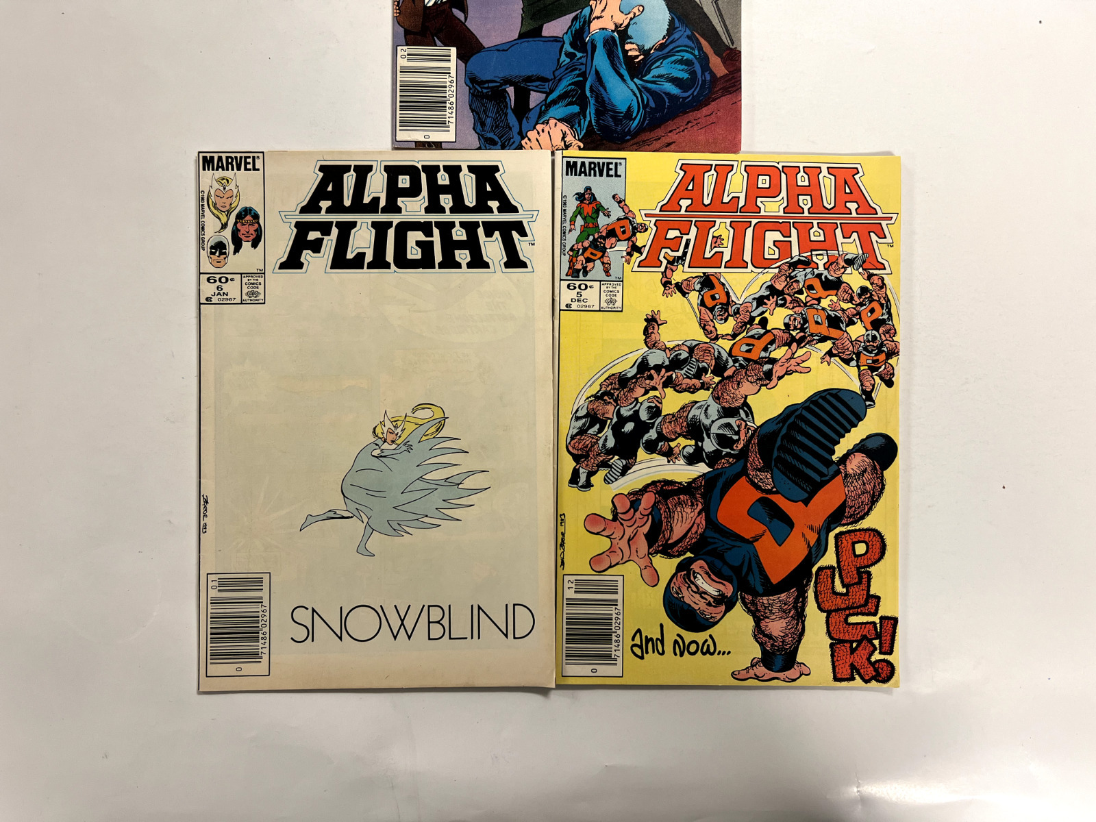 3 Alpha Flight Marvel Comics #5 6 7 Hulk Avengers Hulk Iron-Man Thor 93 ...