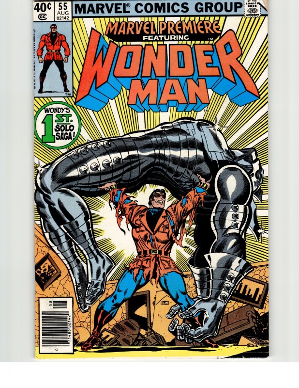 Marvel Premiere #55 (1980) Wonder Man | Comic Books - Bronze Age ...