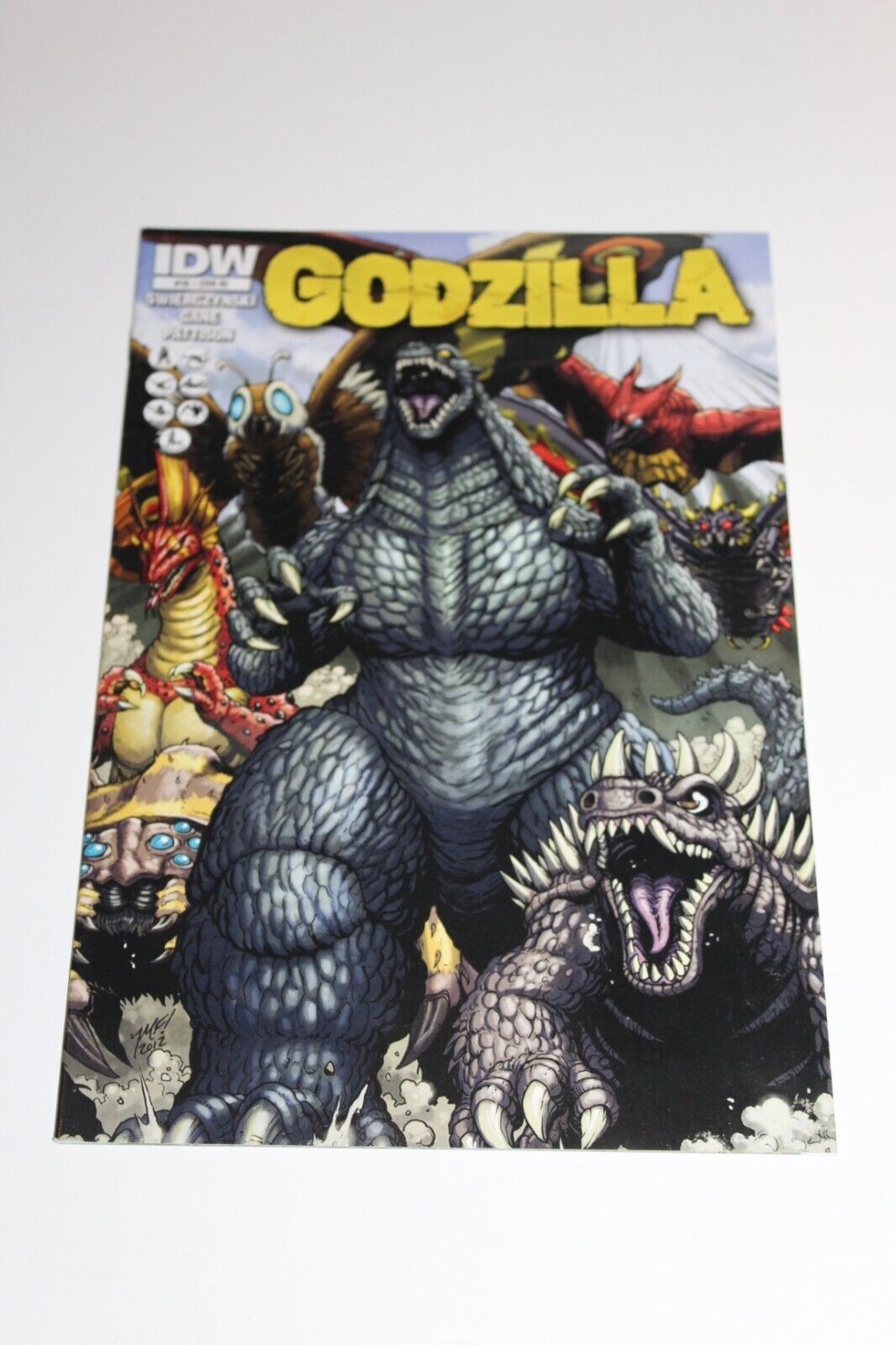 Godzilla 10 NM 2013 RI Variant Cover Matt Frank Rodan Anguirus BOARDED ...