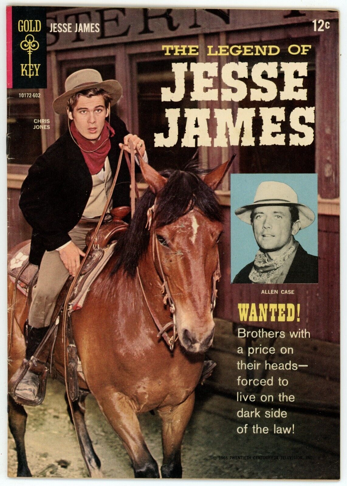 The Legend of Jesse James #1 VGFN 5.0 Gold Key 1966 Silver Age TV Show ...