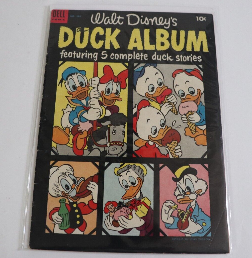Walt Disneys Duck Album Four Color #586 Dell Comics 1954 Donald Duck ...