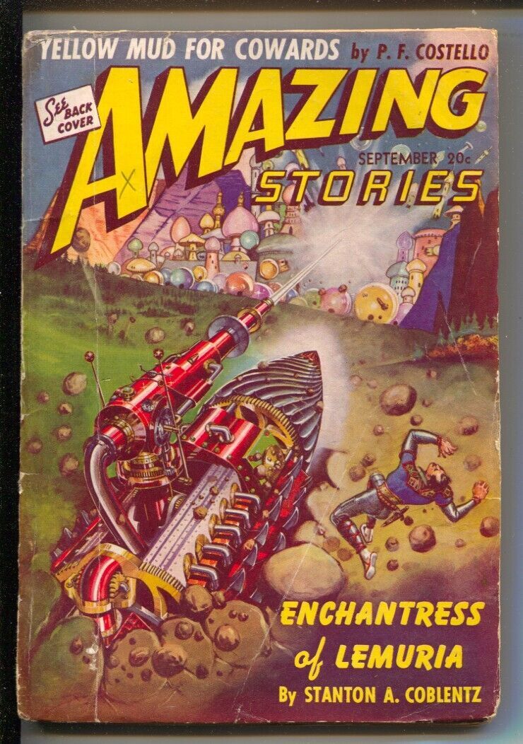 PULP: Amazing Stories Pulp9/1941-"Enchantress of Lemuria" cover by ...