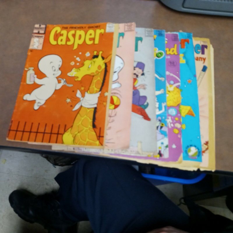 Casper The Friendly Ghost Seven Issues Silver Bronze Age Comics Lot Run ...