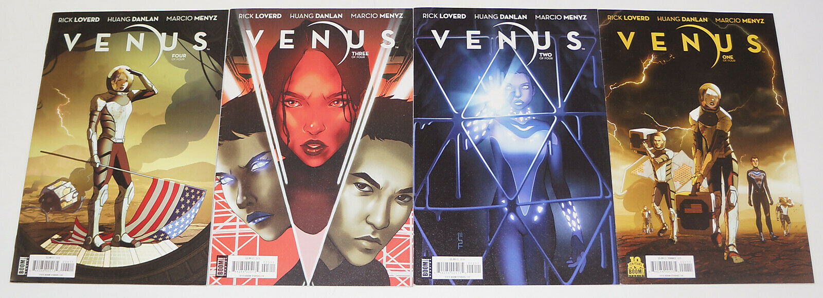 Venus #1-4 complete series scifi - earth is depleted, humans mine other ...