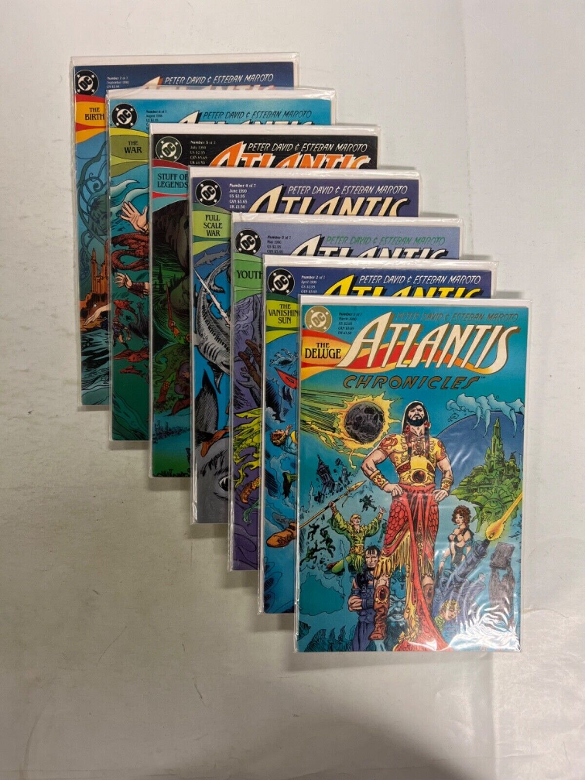 7 Atlantis Chronicles DC Comic Books # 1 2 3 4 5 6 7 Batman Superman 1 ...