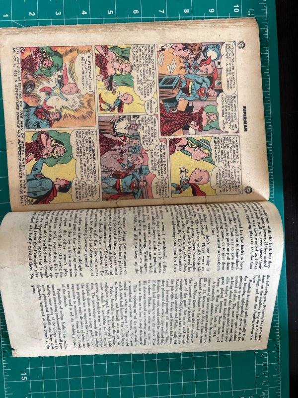 Superman #62 (1950) GD Canadian variant. Orson Welles appearance ...