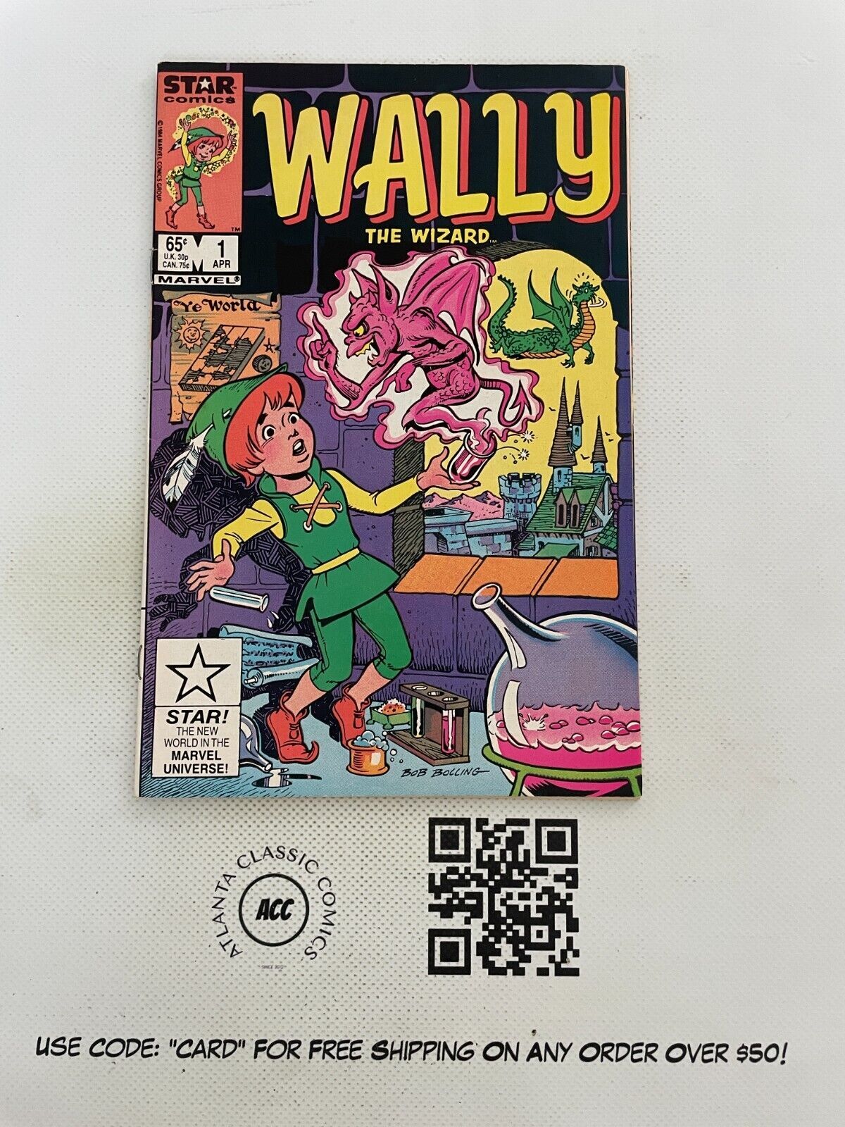 Wally The Wizard # 1 NM- Marvel Star Comic Book Cartoon Bob Bolling 4 ...