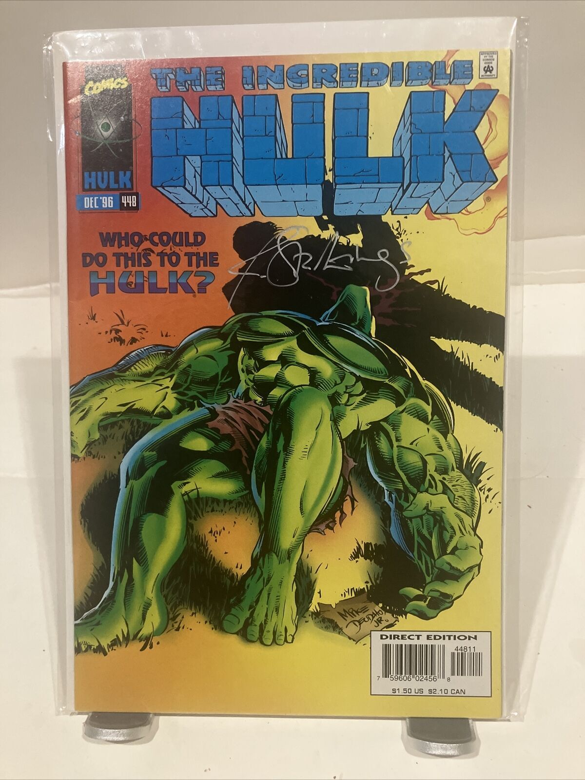The Incredible Hulk 448 Signed | Comic Books - Modern Age, Marvel ...
