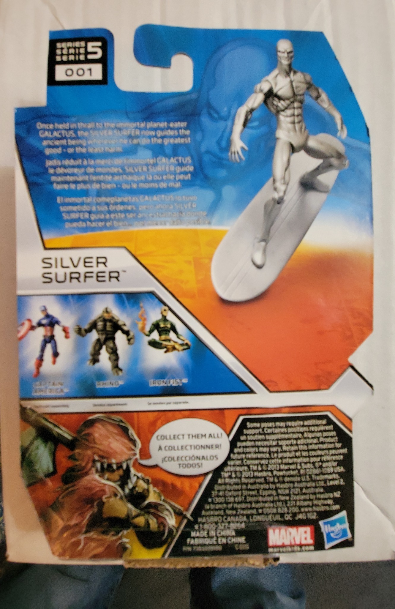 Marvel Universe Series 5 #001 Silver Surfer 3.75 inch action figure ...