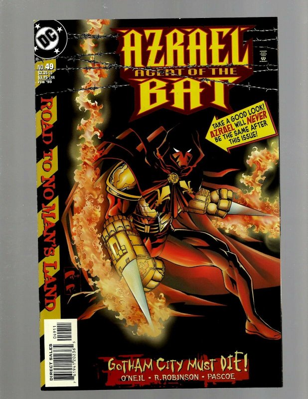 Lot of 12 Azrael DC Comic Books #37 38 39 40 41 42 43 44 45 46 48 49 ...
