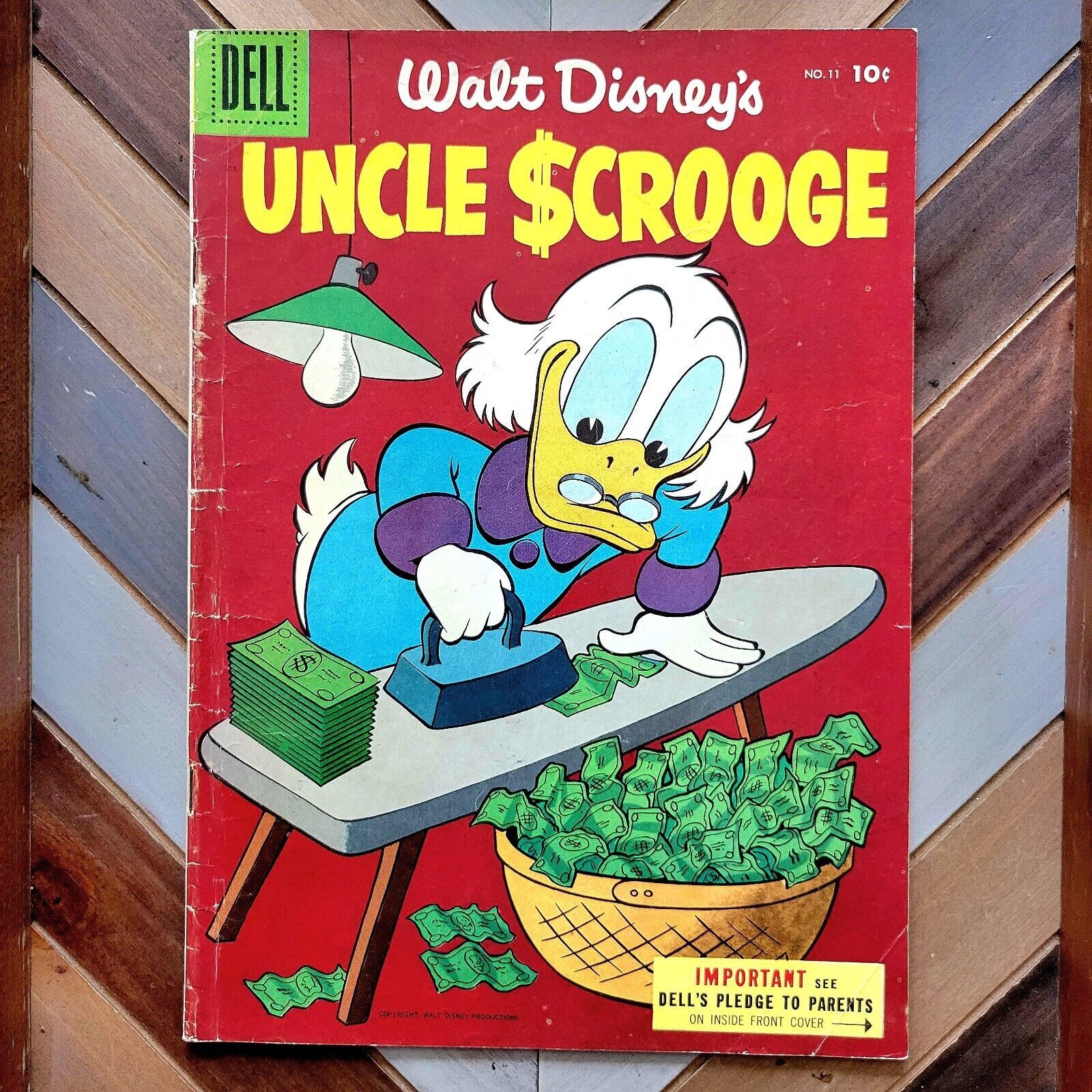 UNCLE SCROOGE #11 VG+ (Gold Key 1955) DISNEY Golden Age Donald Duck ...