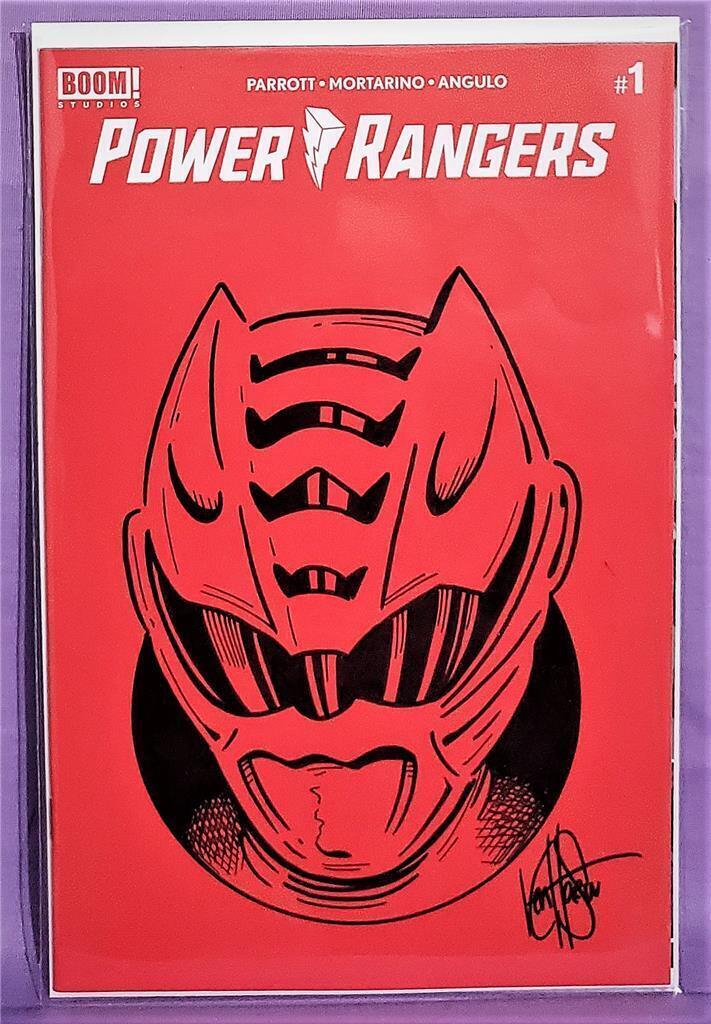 POWER RANGERS #1 Signed Remarked by Ken Haeser Limited Cover Boom ...