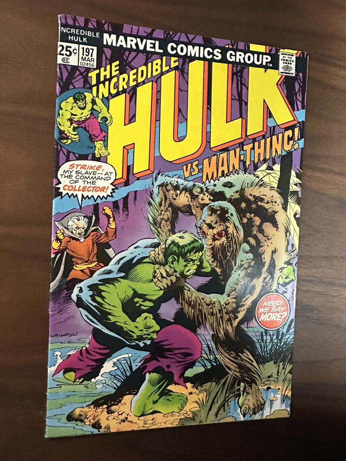 Incredible Hulk #197 FN. Bernie Wrightson Cover. (Marvel 1976) MVS ...