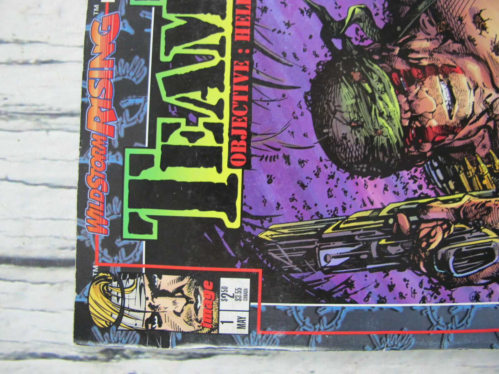 Team 7 Objective Hell #1 Image Comic Modern Age 1995 VF+ War Card ...