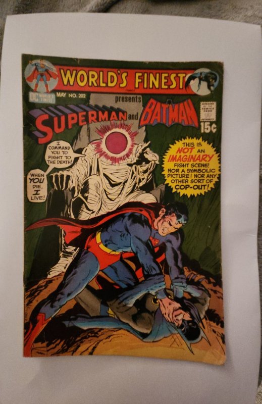 World's Finest Comics #202 (1971) Superman and Batman | Comic Books ...
