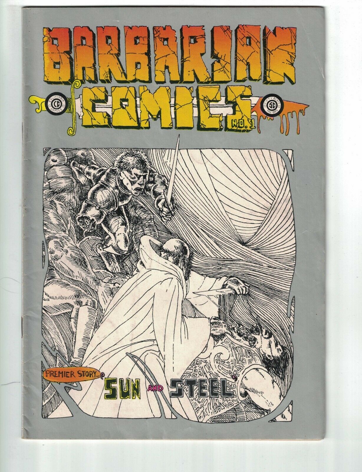 Barbarian Comics #1 VG (1st) print - california comics - underground ...
