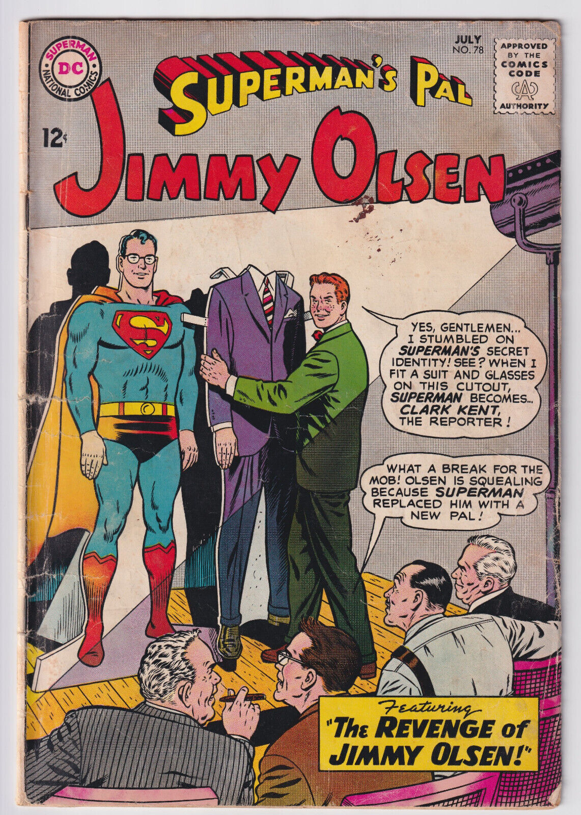 DC Comics! Superman's Pal Jimmy Olsen #78! | Comic Books - Silver Age ...