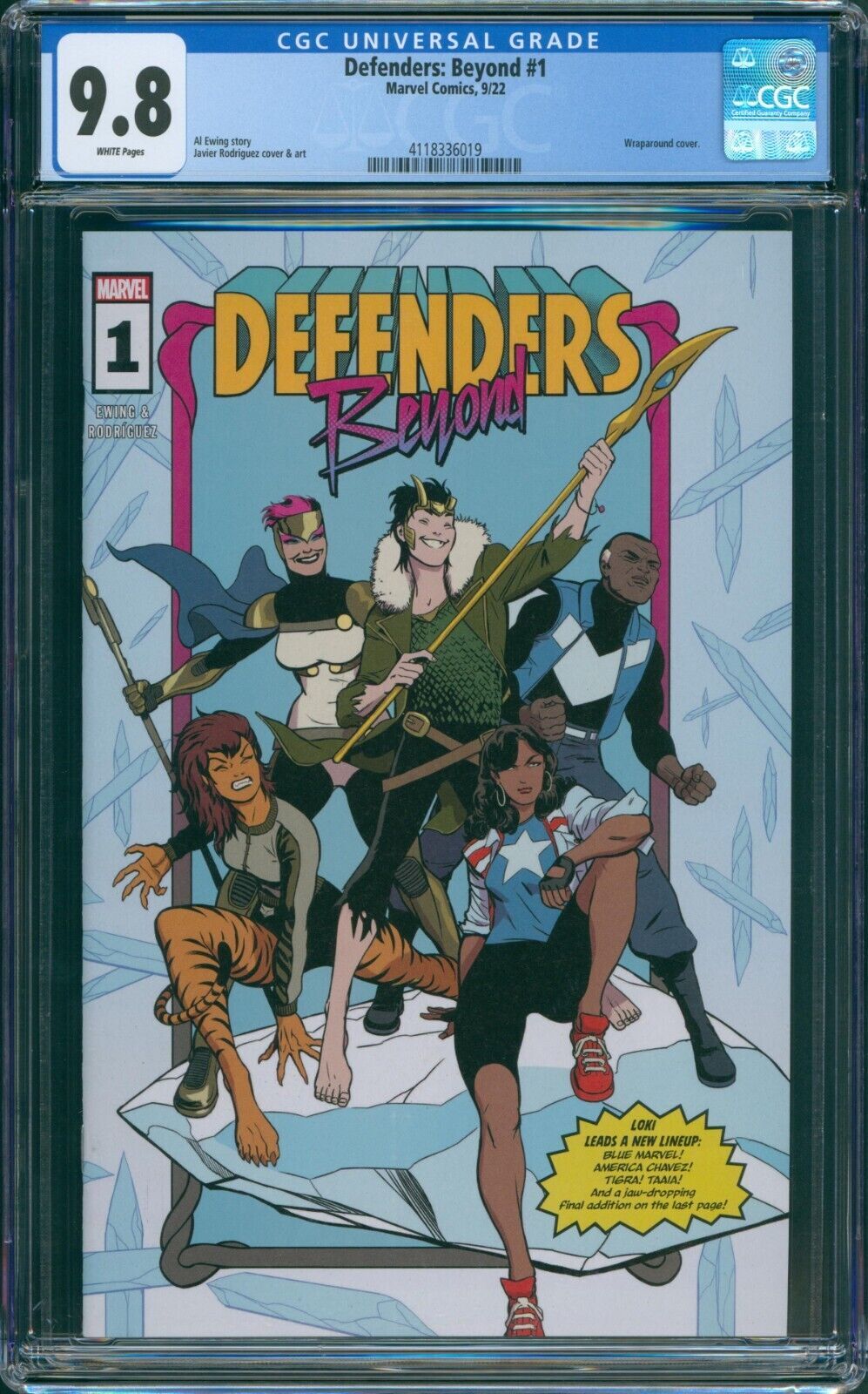 Defenders Beyond #1 CGC 9.8 1st New Loki Led Team Marvel 2022 ...