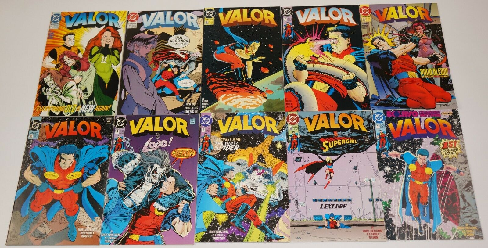 Valor #1-23 VF/NM complete series - legion of super-heroes - adam ...
