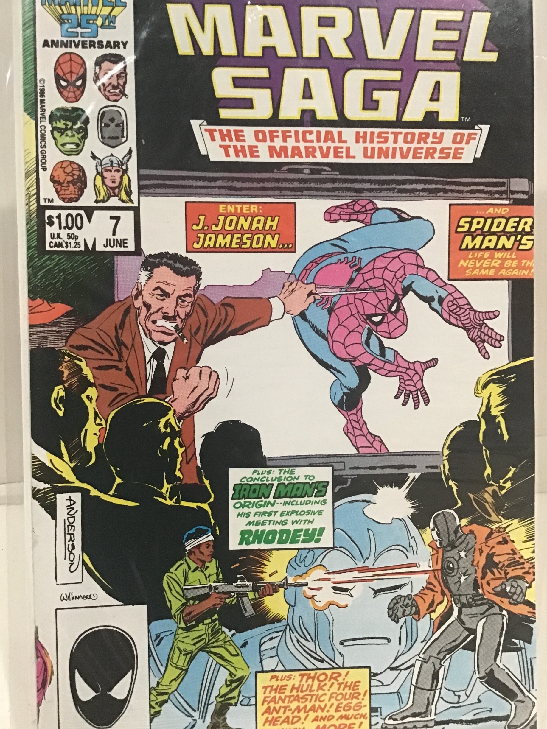 The Marvel Saga The Official History of the Marvel Universe #7 (1986 ...